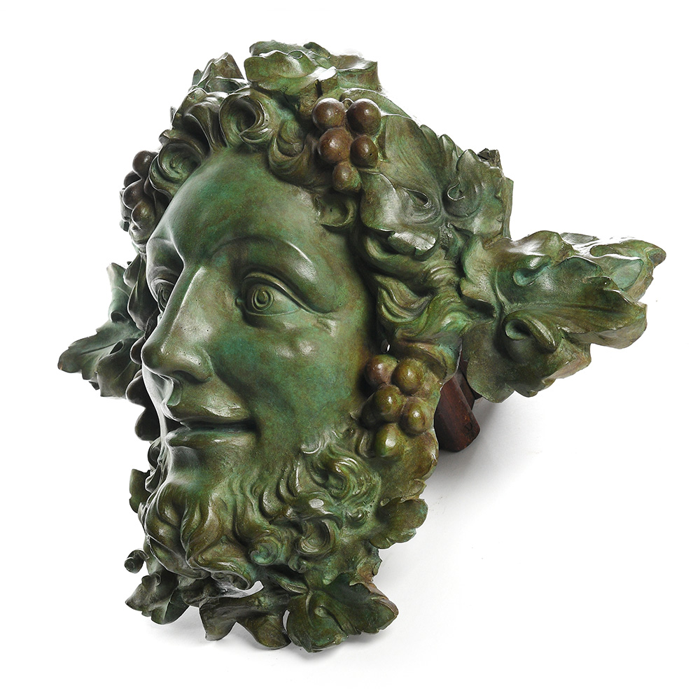 4 mascarons en bronze | Mes Découvertes - Julien Cohen