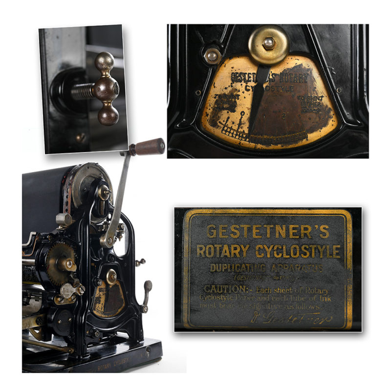 Duplicateur Rotary Cyclostyle, circa 1890 | Mes Découvertes - Julien Cohen