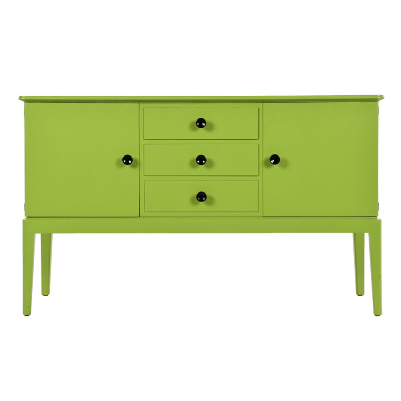 Buffet en bois laqué vert | Mes Découvertes - Julien Cohen